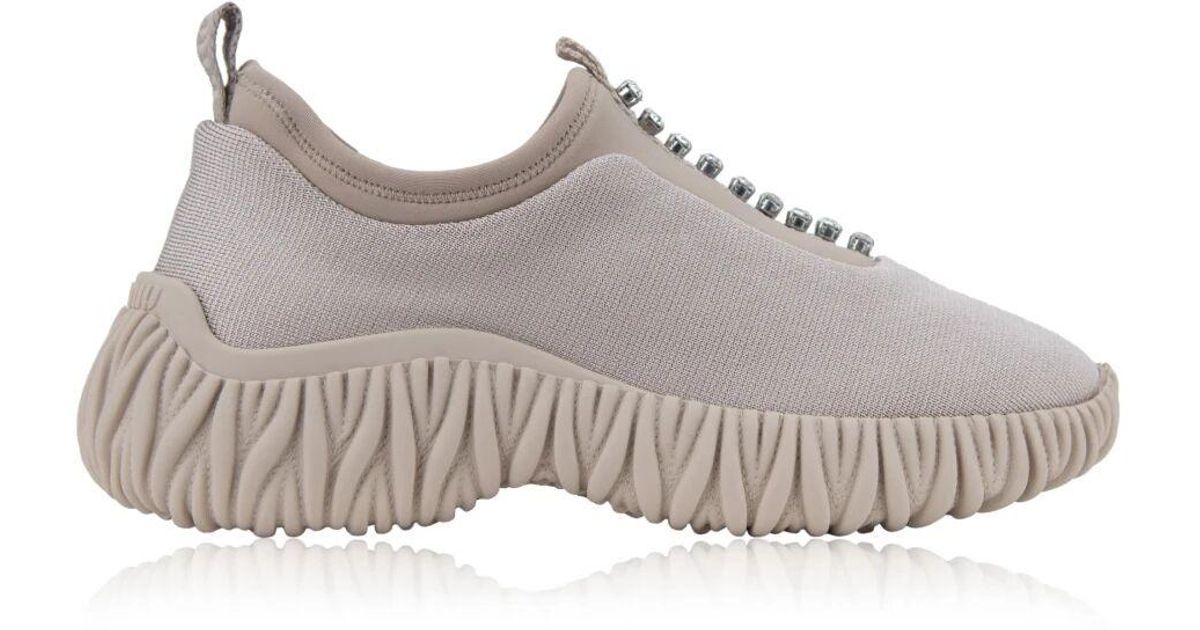 Miu Miu Sneakers in Gray | Lyst