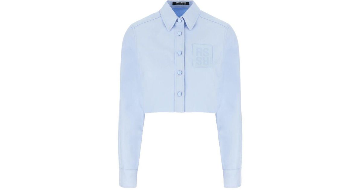 Raf Simons Shirts in Blue | Lyst UK