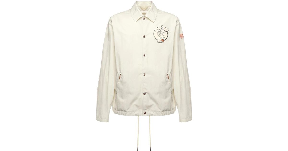 Moncler Light Jackets in Natural for Men | Lyst UK