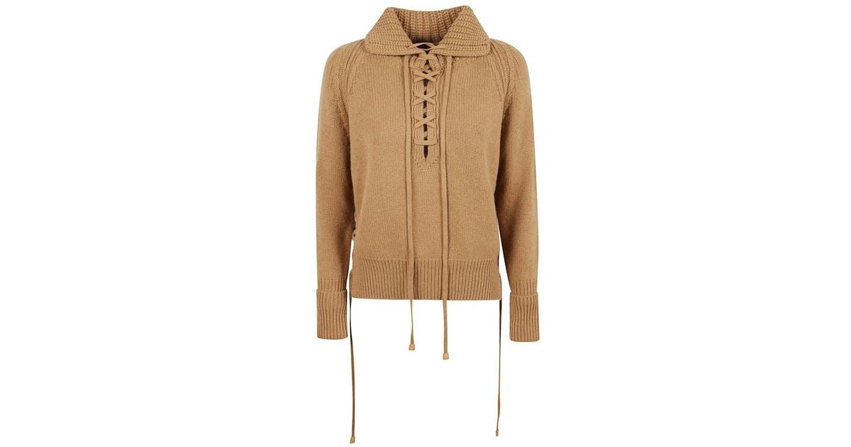 Ermanno Scervino Cashmere Knitwear in Natural | Lyst UK