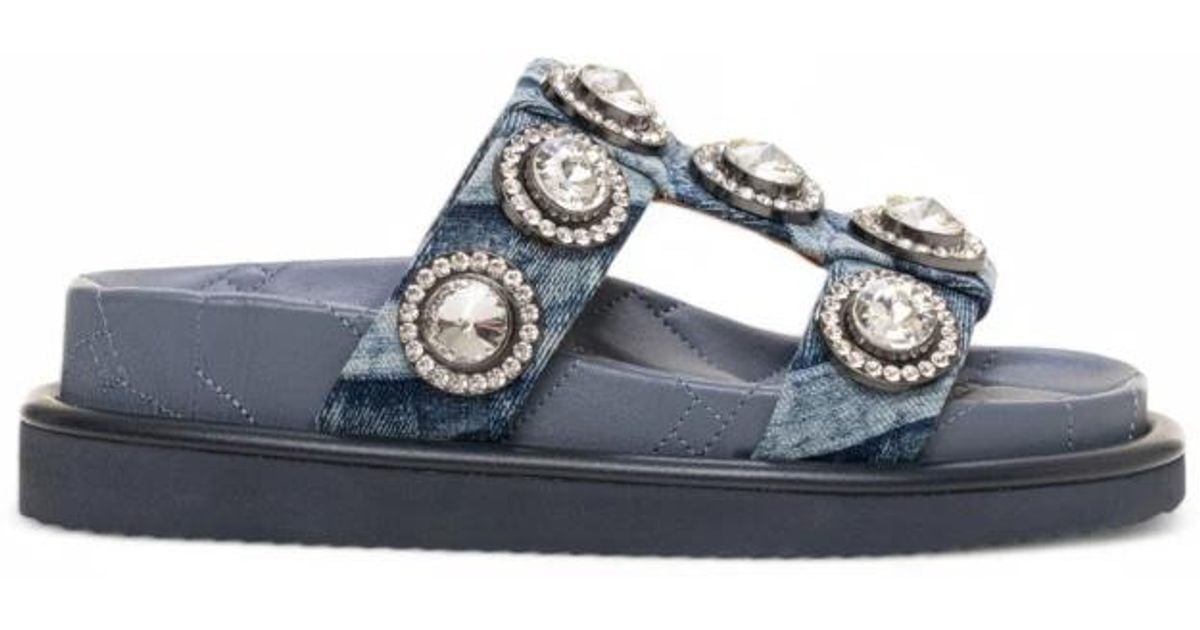 Kurt Geiger Sliders in Blue | Lyst UK