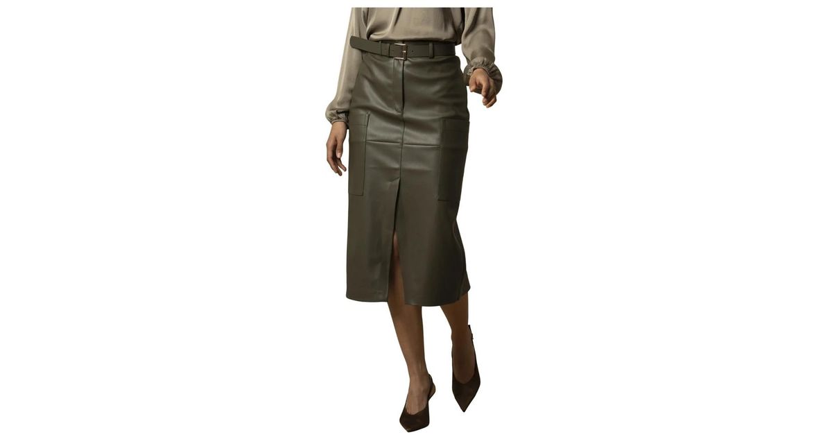 Kocca Midi Skirts in Green | Lyst UK