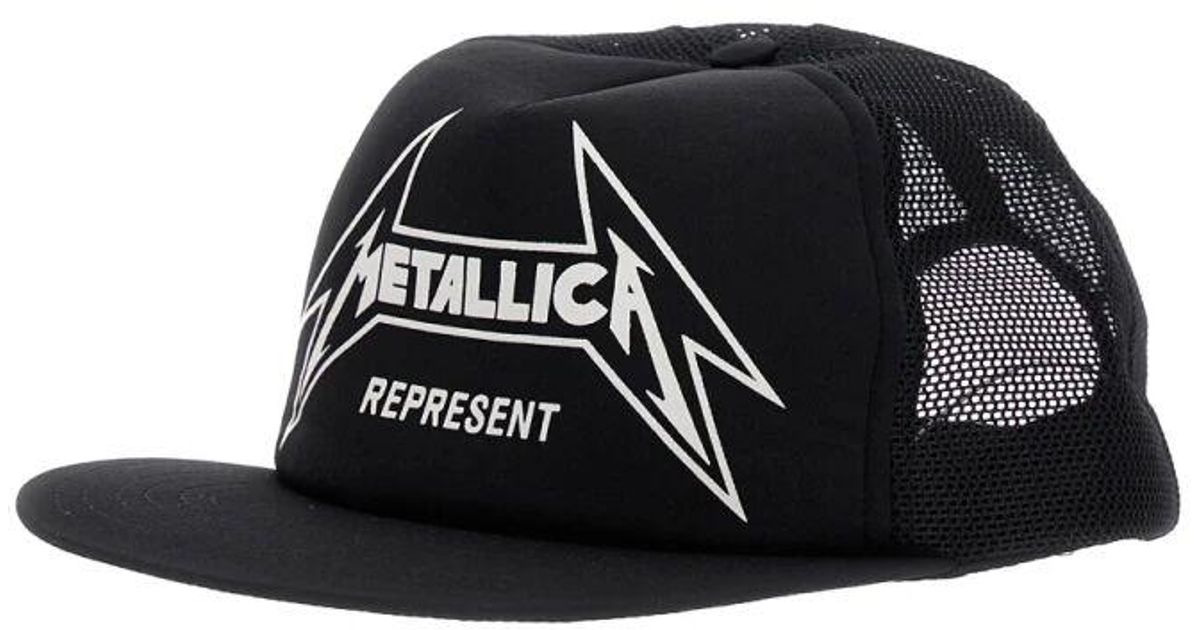 Represent Baseball Cap With Maxi Logo On The Front in Black for Men | Lyst