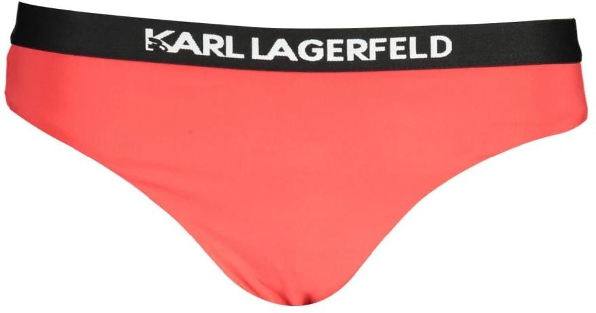 Karl Lagerfeld Bikinis in Red | Lyst UK