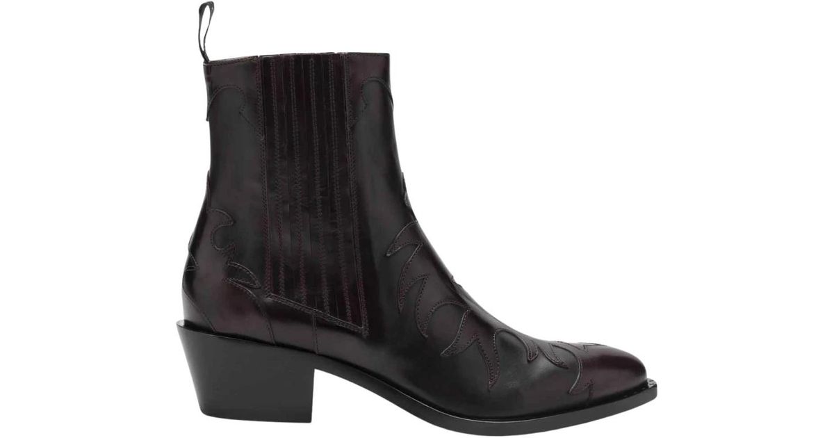 Sartore Cowboy Boots in Black | Lyst UK