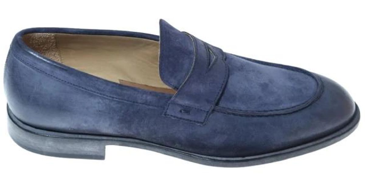 Moma Loafers in Blue for Men | Lyst