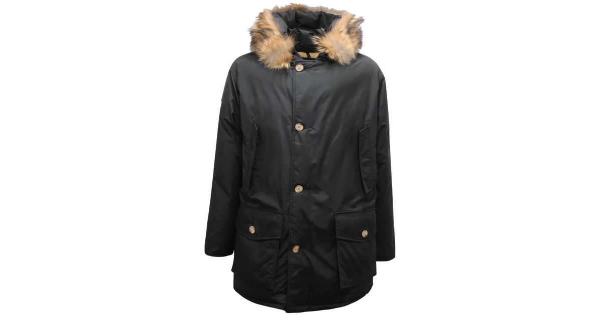 Woolrich Winter Jackets in Black for Men | Lyst UK