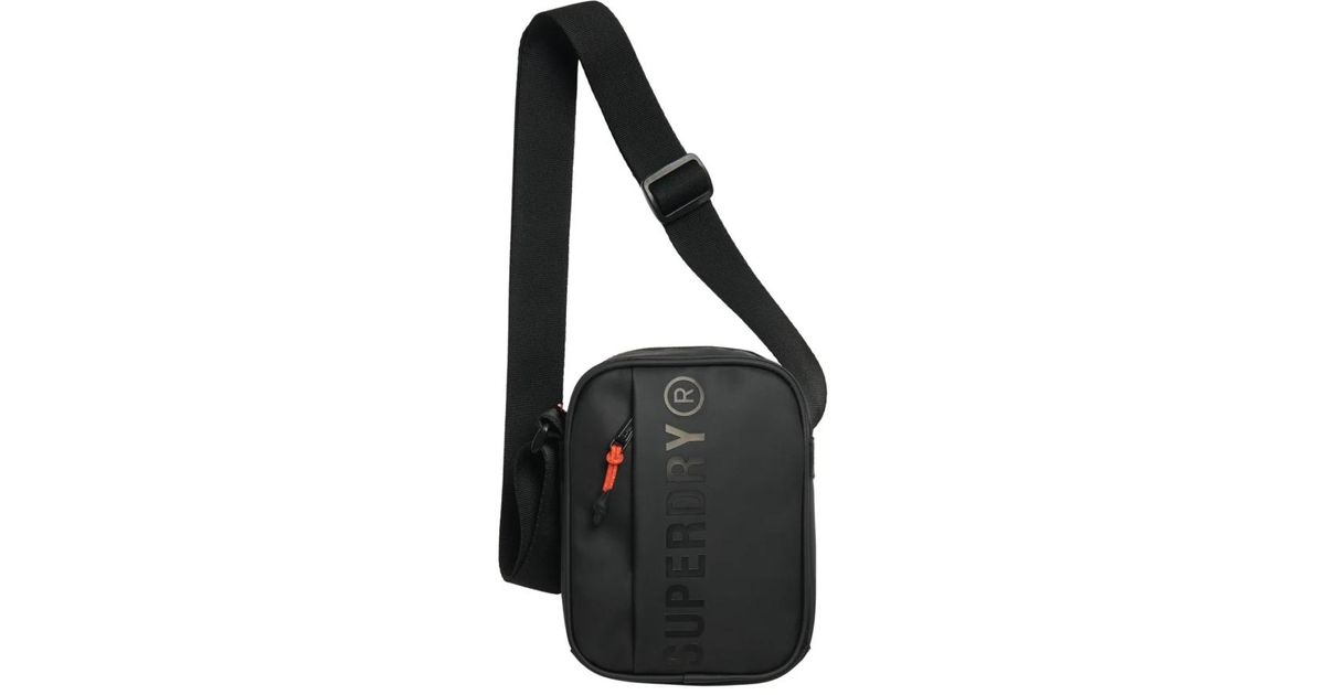 Superdry Messenger Bags in Black | Lyst UK