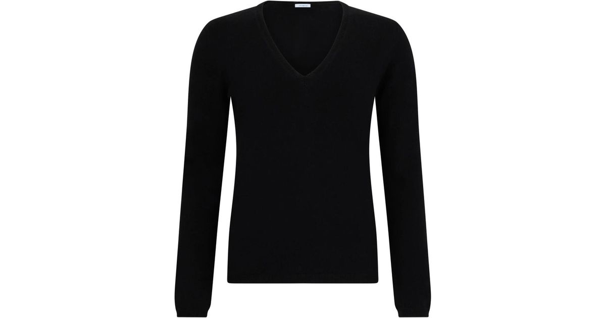 Malo Cashmere Knitwear in Black | Lyst UK