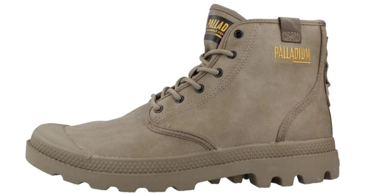 Palladium Lace-Up Boots in Brown for Men | Lyst UK