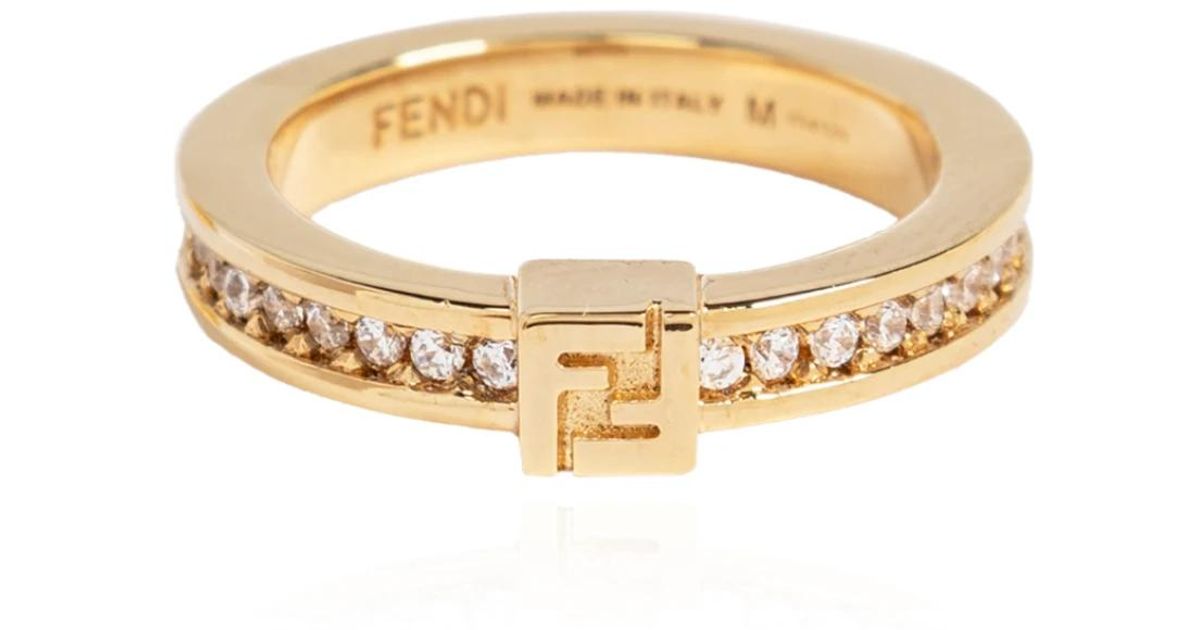 Fendi Rings in Mettallic | Lyst DE