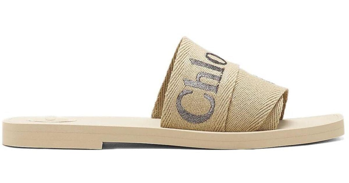 Chloé Sliders in White | Lyst