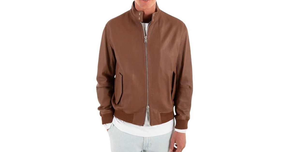 HUGO Bomber Jackets in Brown for Men | Lyst UK