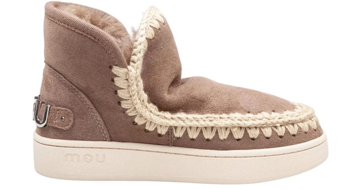 Mou Winter Boots in Natural | Lyst UK