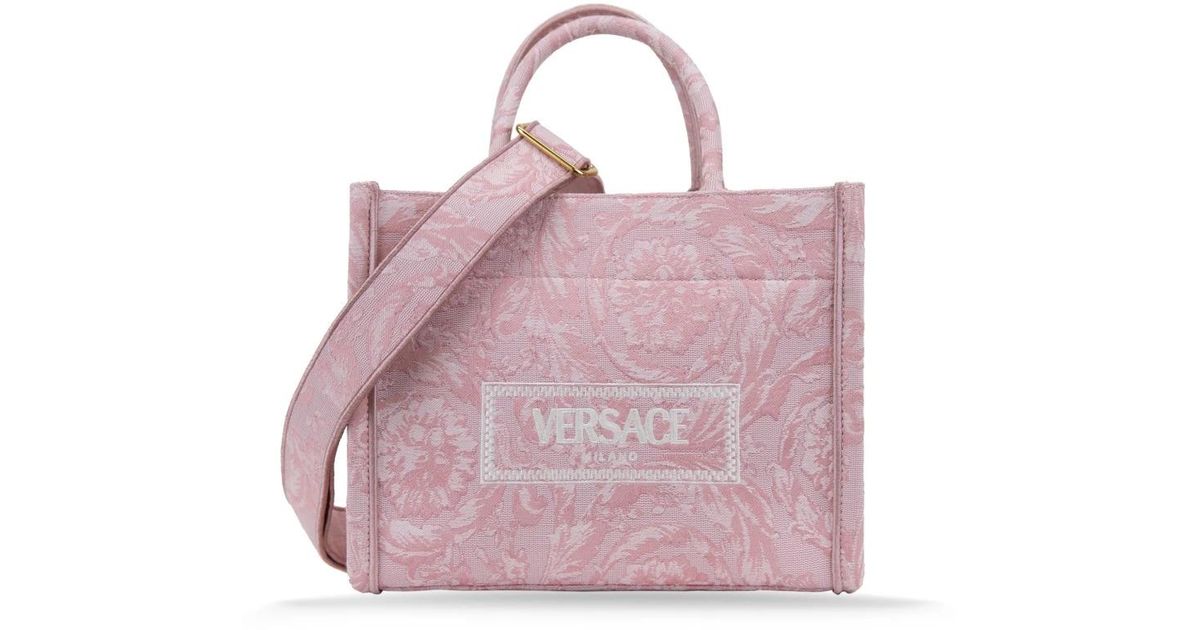 Versace Handbags in Pink | Lyst