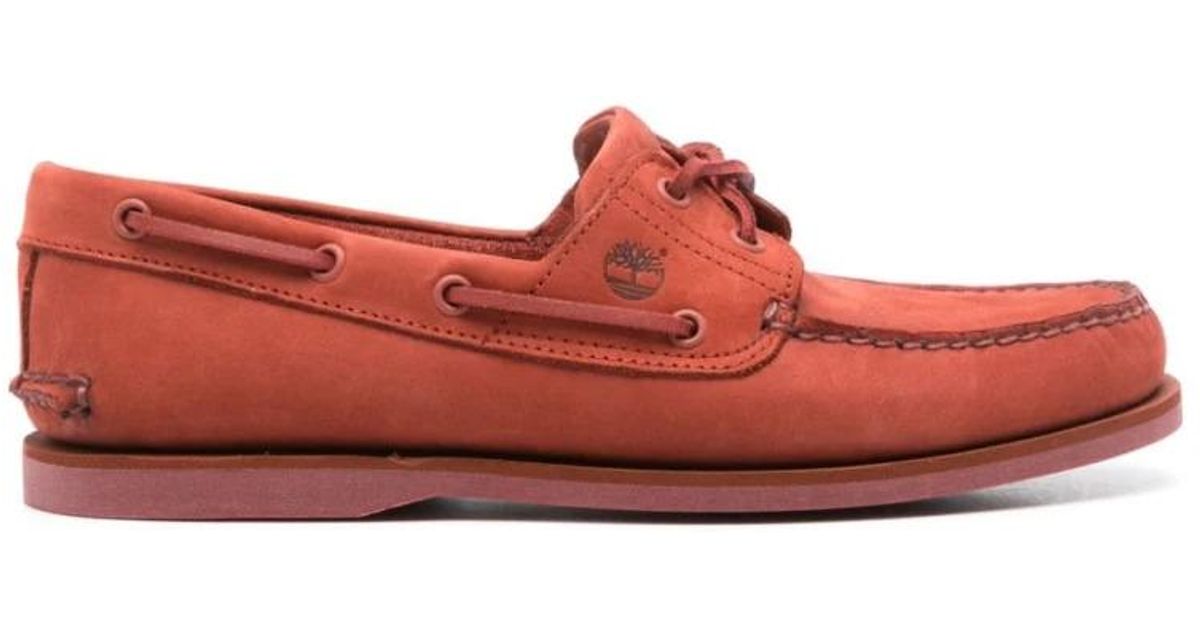 Timberland Sailor Shoes in Red for Men | Lyst
