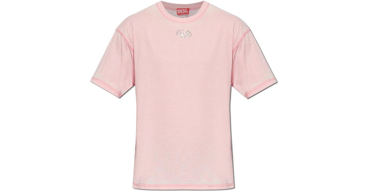 DIESEL T-Shirts in Pink for Men | Lyst UK