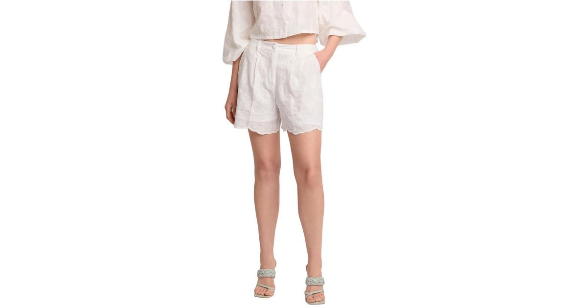 Kocca Short Shorts in White | Lyst