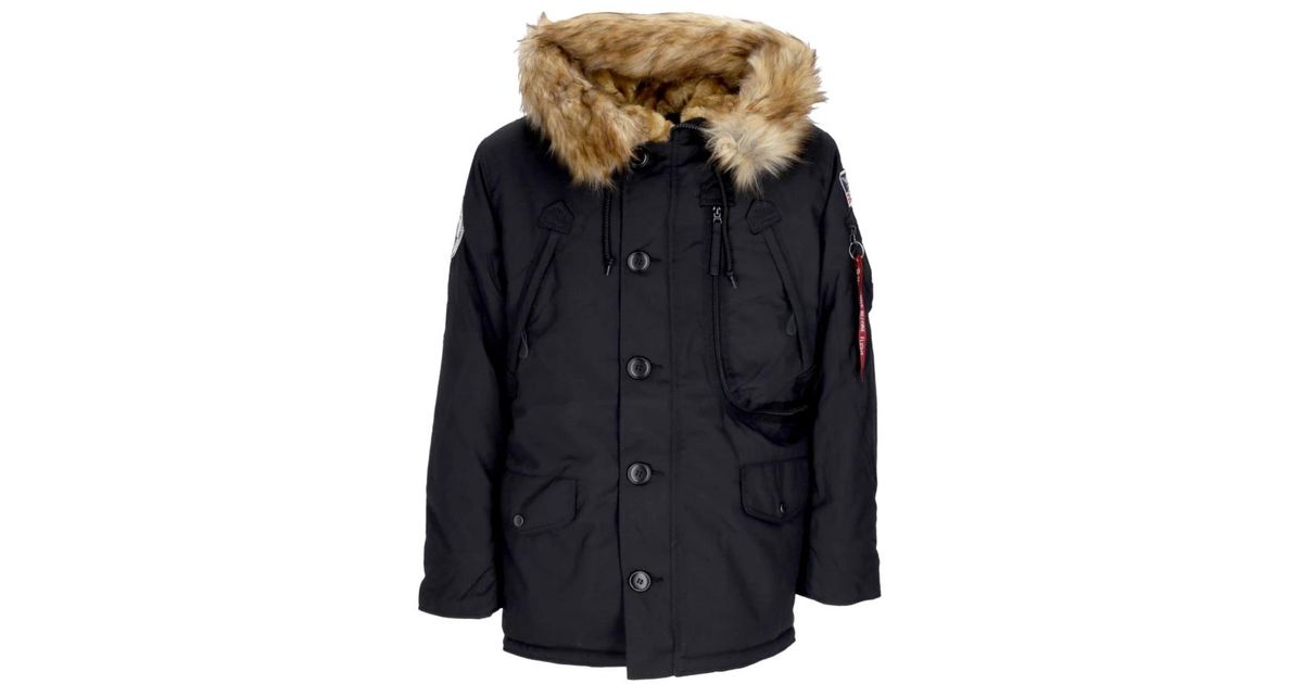 Alpha Industries Winter Jackets in Blue for Men | Lyst UK