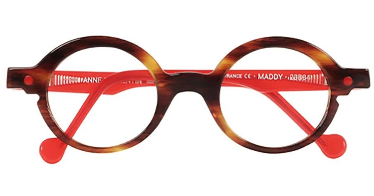 Anne & Valentin Glasses in Red | Lyst