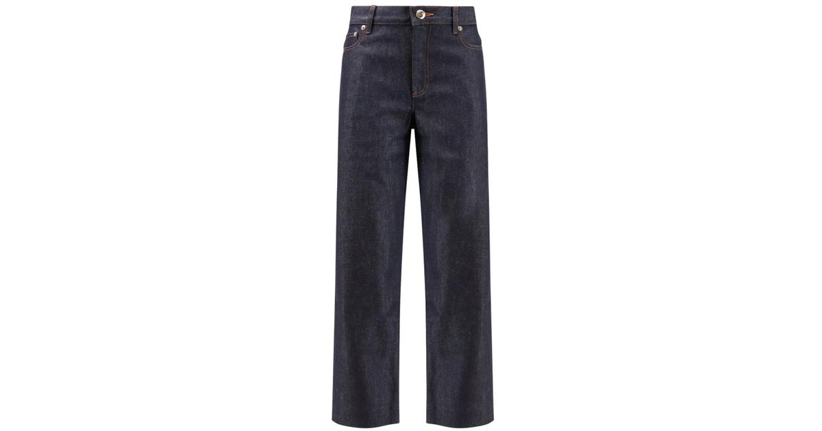 A.P.C. Straight Jeans in Blue | Lyst UK
