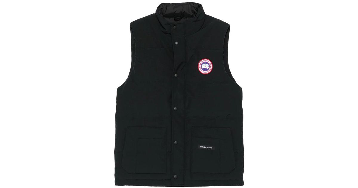 Canada Goose Freestyle Patch-Pocket Vest in Black for Men | Lyst UK