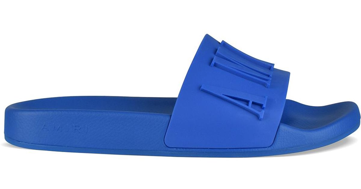 Amiri Slides in Blue for Men | Lyst