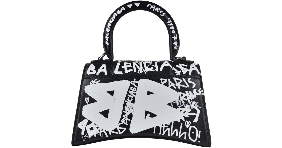 Balenciaga Hourglass Graphity In Black Lyst