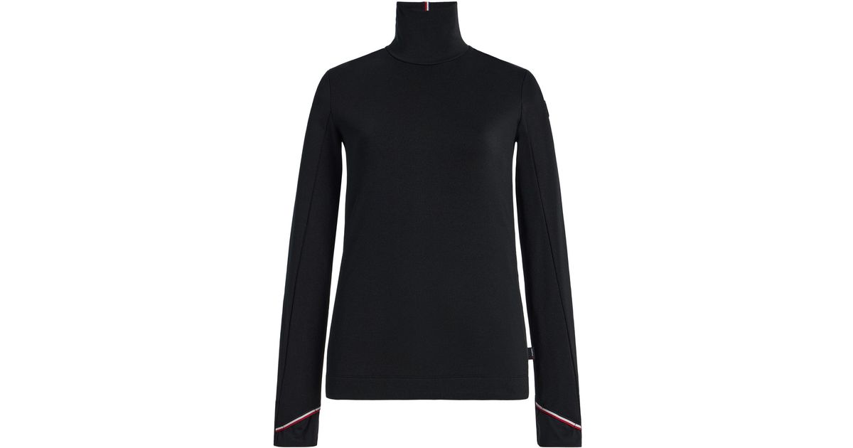 Moncler Polartec Power Grid Base Layer in Black | Lyst UK