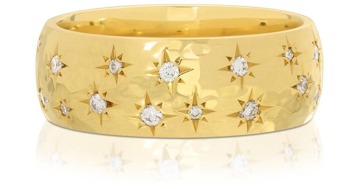 Octavia Elizabeth 18K Diamond Imogen Etoile Ring in Yellow | Lyst