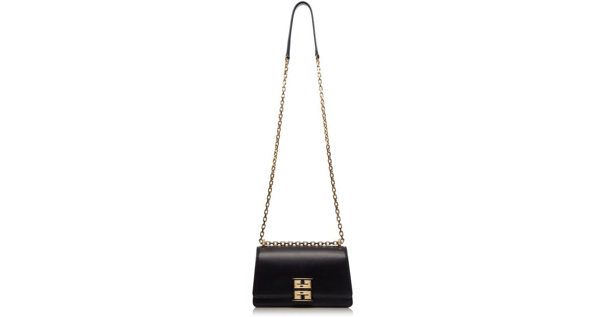 Givenchy Small 4g Leather Chain Bag in Black | Lyst