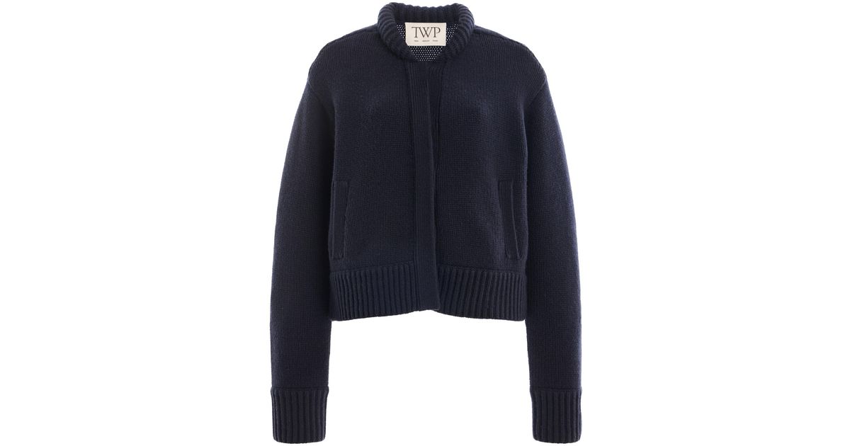 Twp Connor Cardigan in Blue | Lyst