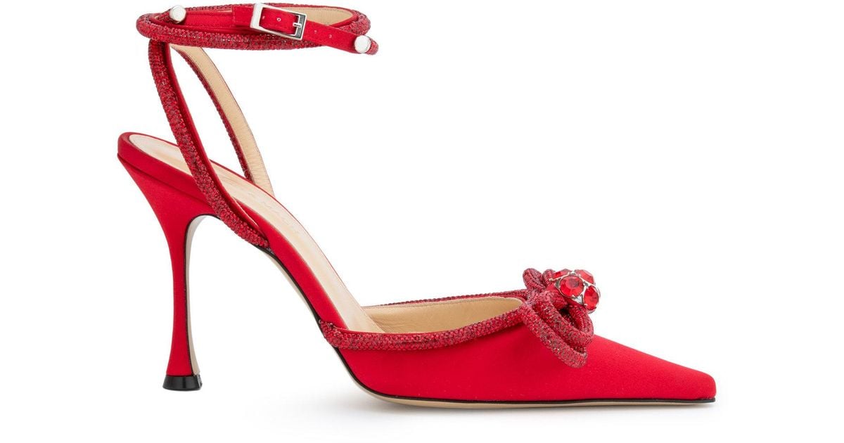 Red High Heels With Bow