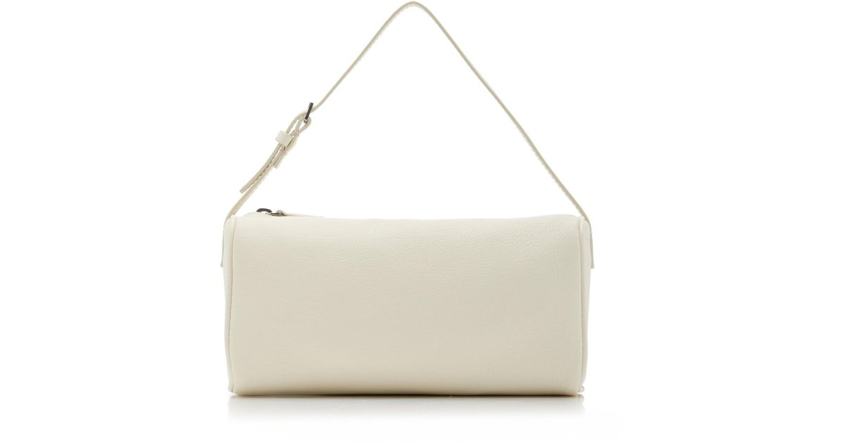 The Row 90's Leather Bag in White | Lyst