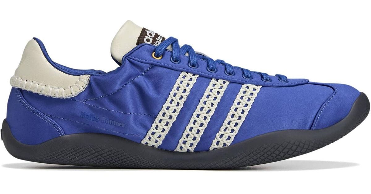 adidas Karintha Satin Sneakers in Blue | Lyst UK