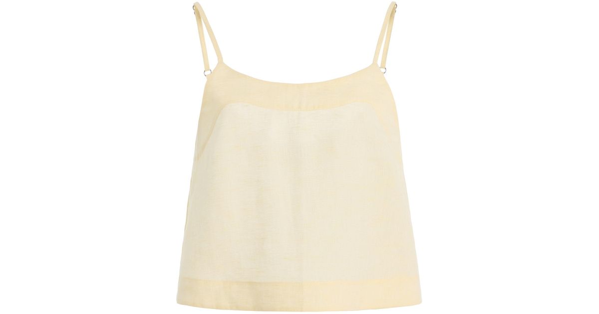 Bondi Born Leiden Universal Linen Top in Natural | Lyst UK