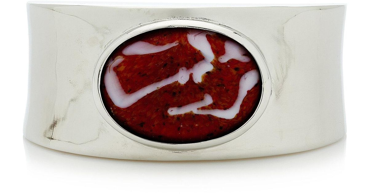 Ben-Amun Exclusive Silver-plated Cuff in Red | Lyst UK