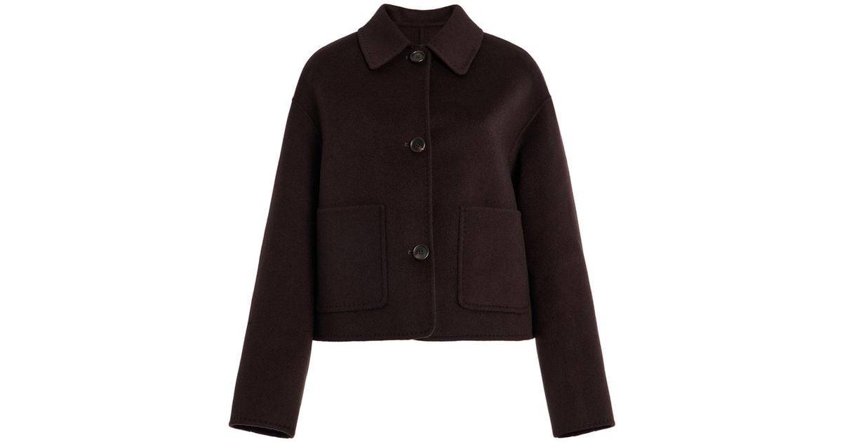 Arma Exclusive Kerry Cropped Wool Jacket in Black | Lyst UK