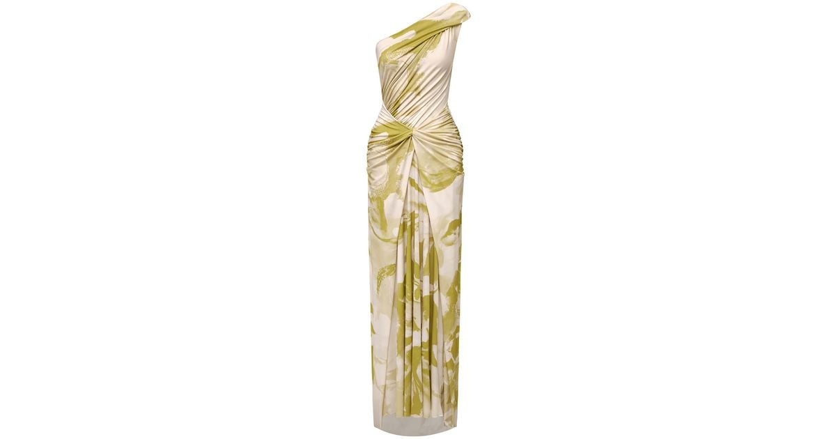 Maria Elena Villamil Alessia Maxi Dress in Metallic | Lyst UK