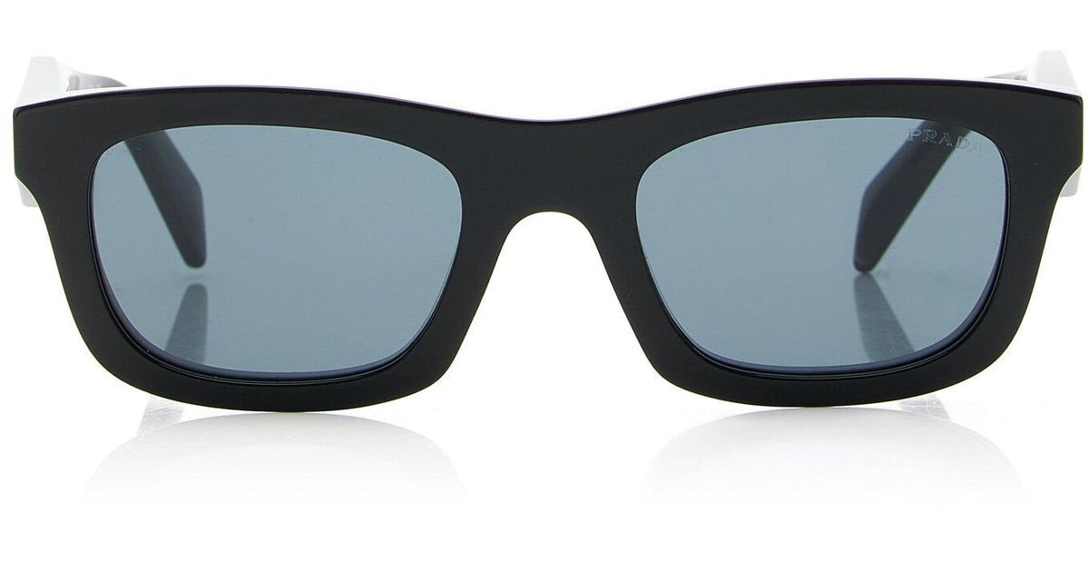 Prada Square-Frame Acetate Sunglasses in Blue | Lyst UK