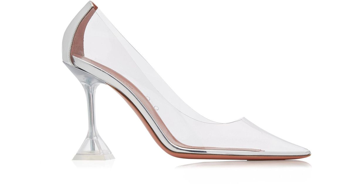 AMINA MUADDI Ami Pvc Pumps in White | Lyst UK