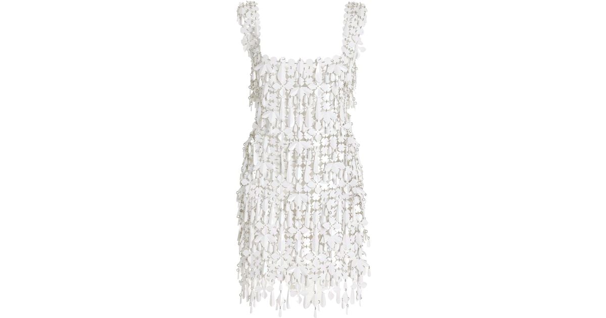 Paco Rabanne Exclusive Assemblage Mini Dress in White | Lyst Canada