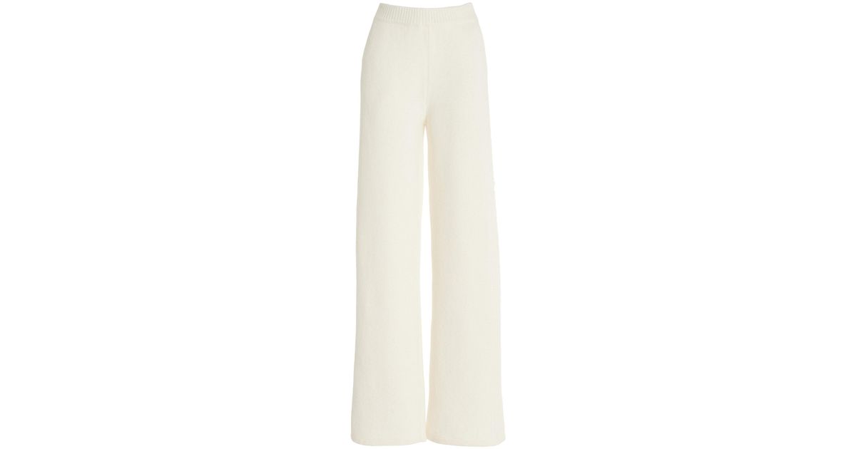 Norba Neat Wool-cashmere Pants in White | Lyst