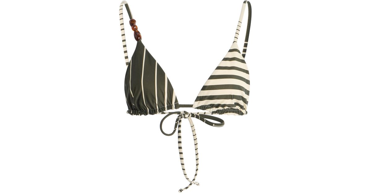 SIR. Leila String Triangle Top in Green | Lyst UK