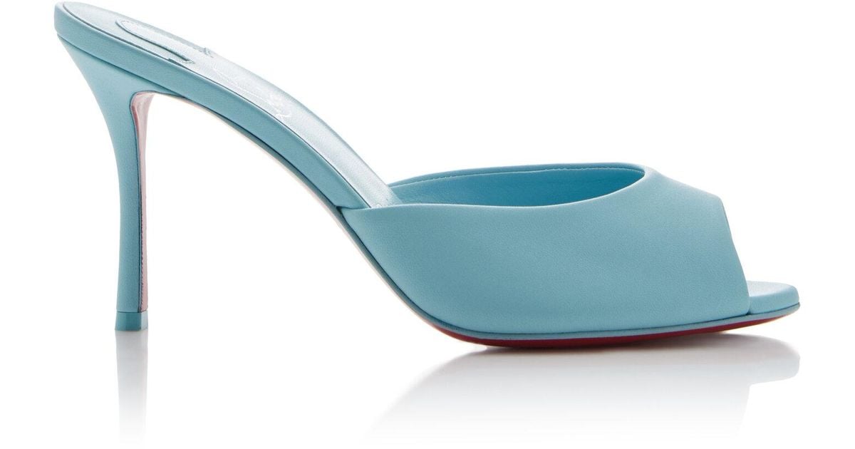 Christian Louboutin Me Dolly 85mm Leather Pumps in Blue | Lyst UK