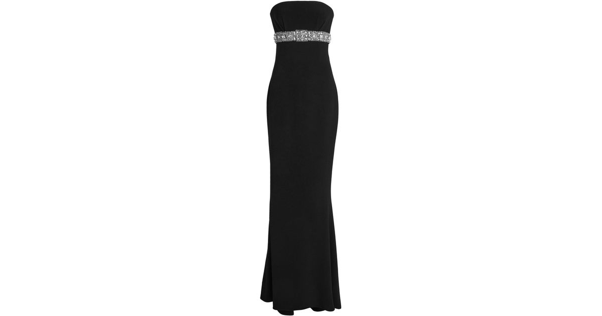 Zuhair Murad Embellished Cady Mermaid Gown in Black | Lyst