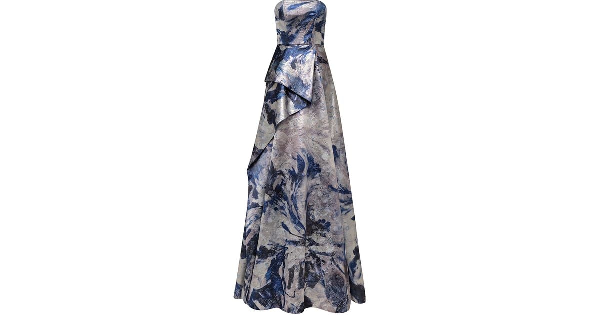 Maria Elena Villamil Libertad Maxi Dress in Blue | Lyst UK