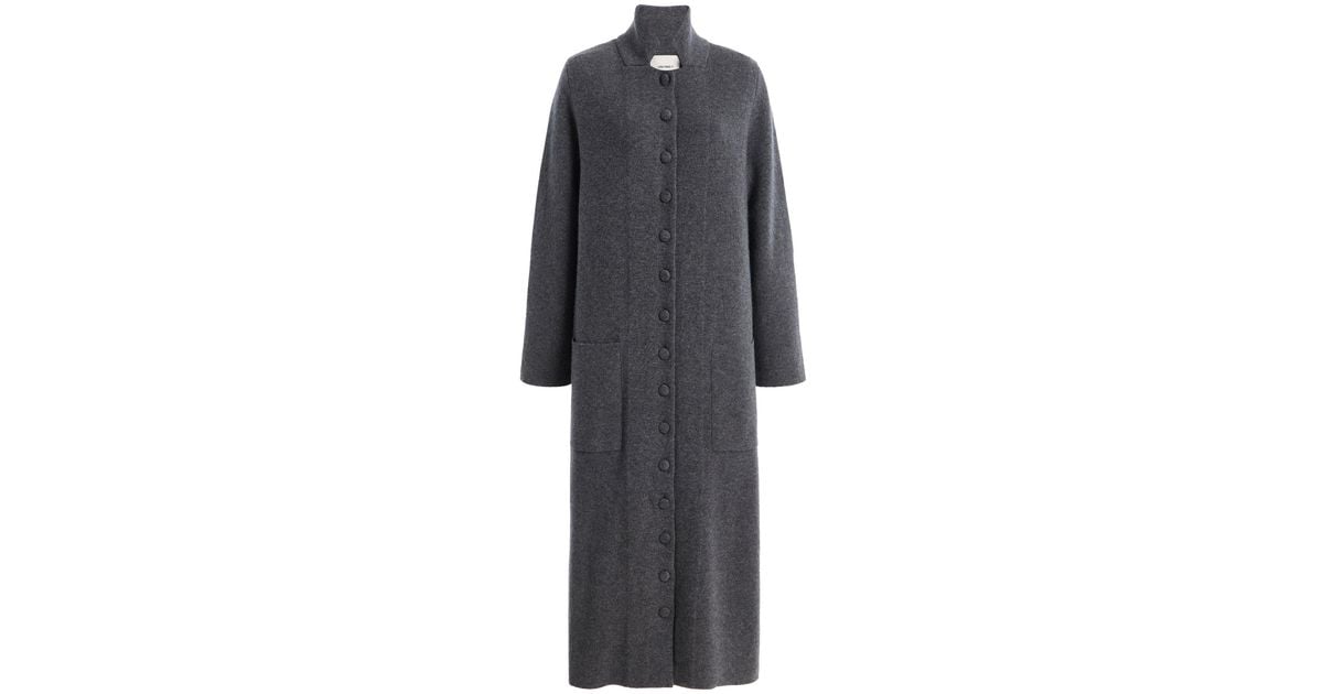 Lisa Yang Rhea Cashmere Cardigan Coat in Grey | Lyst UK