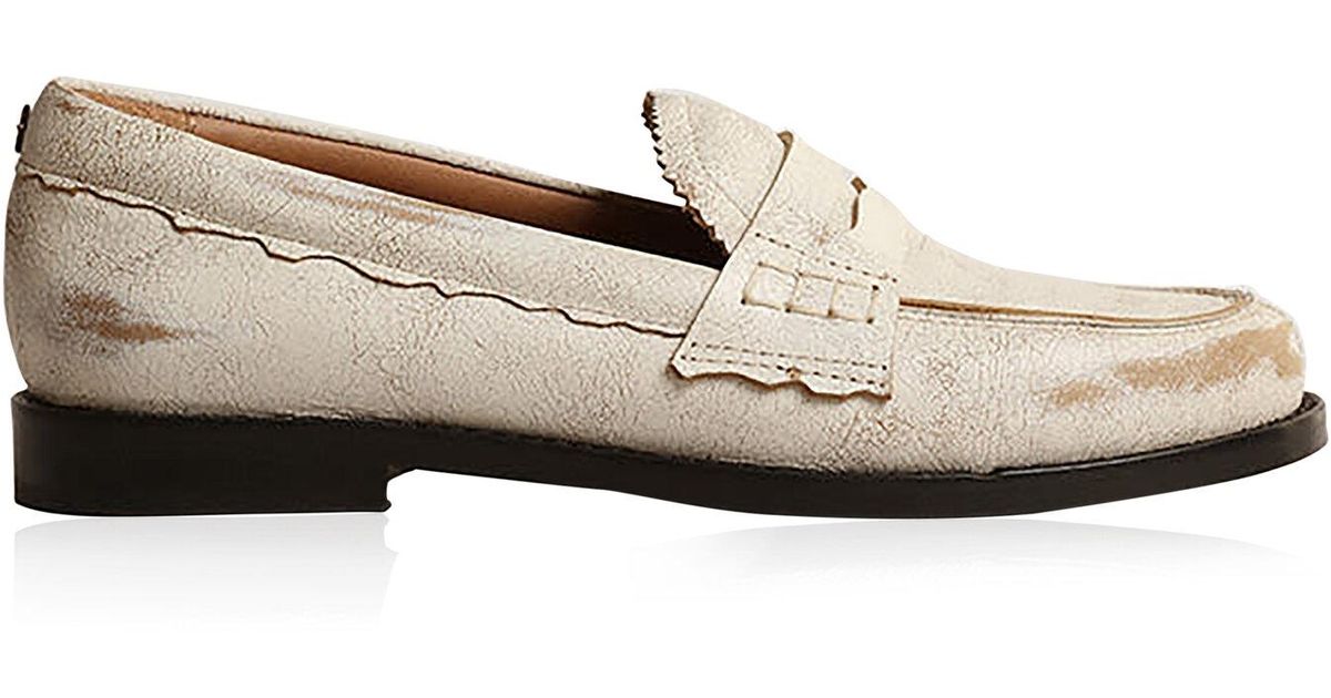 Golden Goose Jerry Leather Slippers in White | Lyst