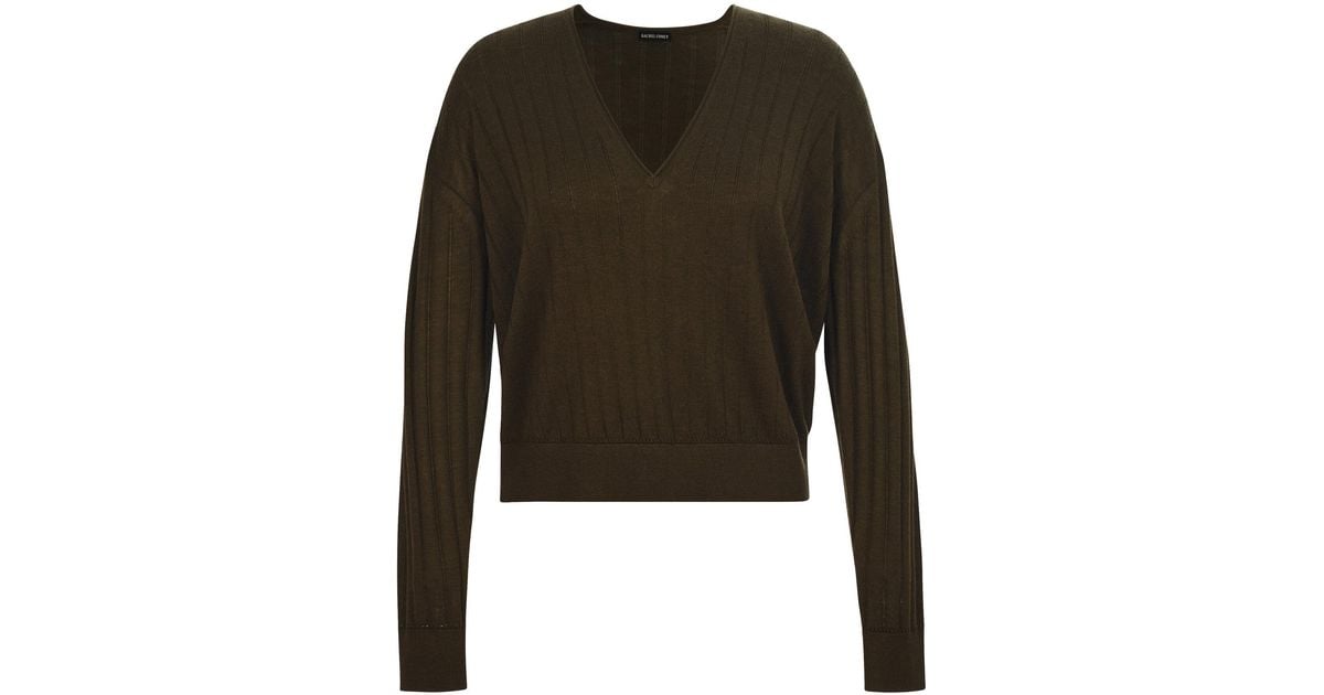 Rachel Comey Marion Cashmere-Silk Sweater in Black | Lyst UK